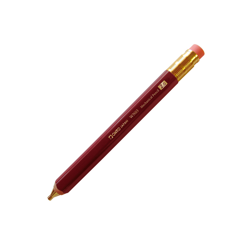 Ohto Wooden Mechanical Pencil, Sharpener & Leads - 2.0 mm – Bumbo ...